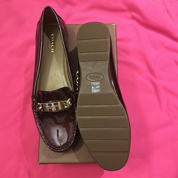 Coach | Shoes | Coach Burgundy Patton Leather Loafers Size 7 2 | Poshmark